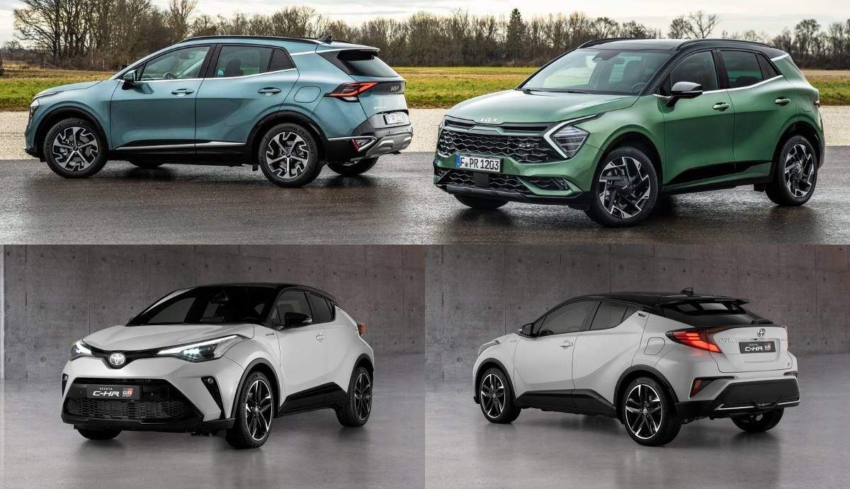 Kia Sportage vs Toyota C-HR: ¿cuál es el mejor SUV medio?