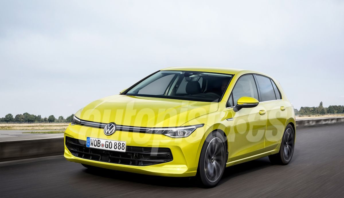VW Golf 2024: primera ilustración y todo sobre el compacto