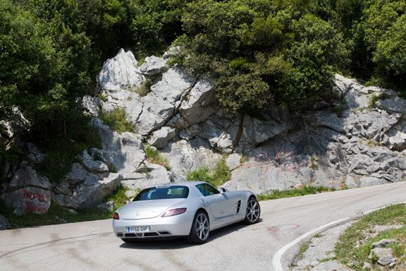 Mercedes SLS, la prueba