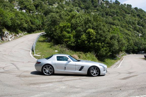 Mercedes SLS, la prueba