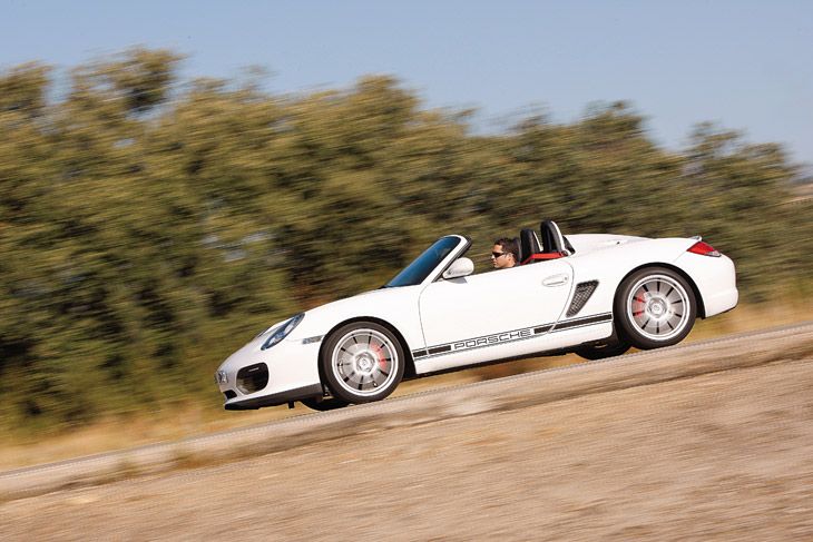 Porsche Boxster Spyder, la prueba