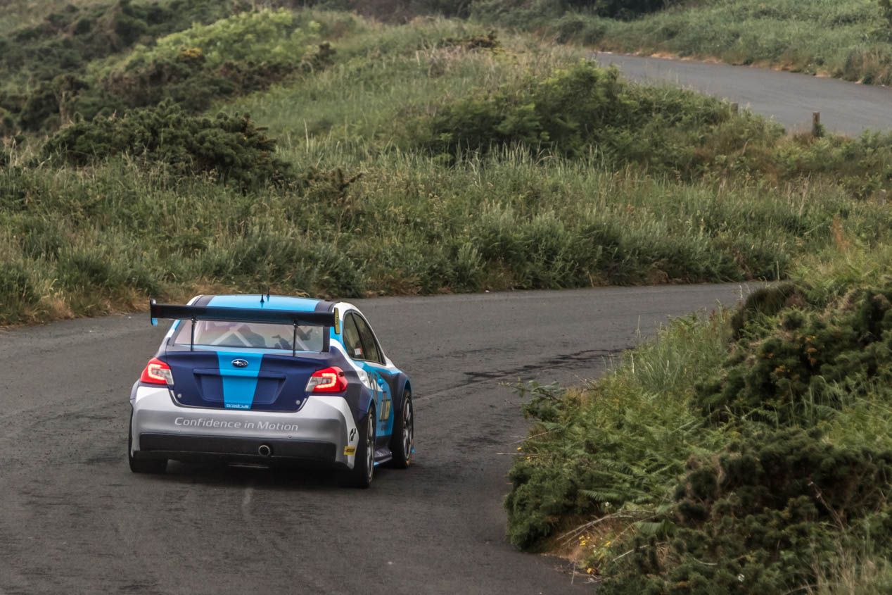 Subaru WRX STI Time Attack, récord en la Isla de Man