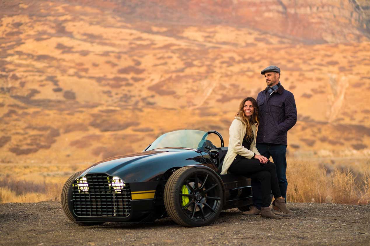 ¿Un eléctrico de tres ruedas? Así es el Vanderhall Edison