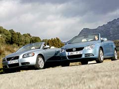 Volkswagen Eos 2.0 TDI 140 frente a Volvo C70 D5