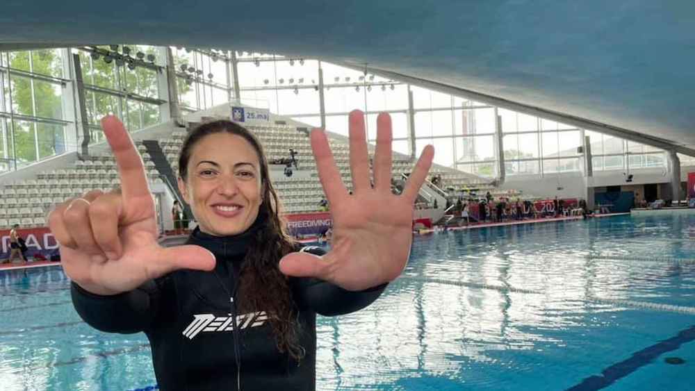 El récord de apnea estática pulverizado por Isabel Sánche...